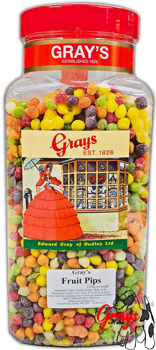 Grays Fruit Pips Large Jar – Teddy Grays